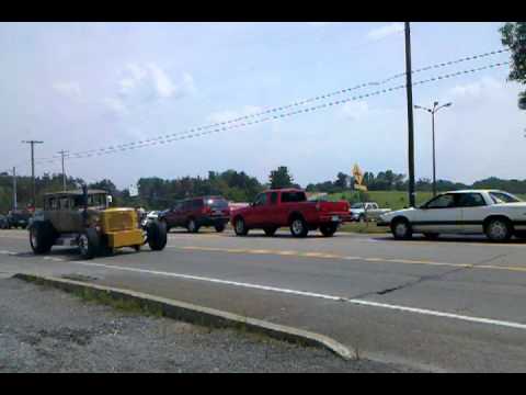 Cat powered rat-rod - YouTube