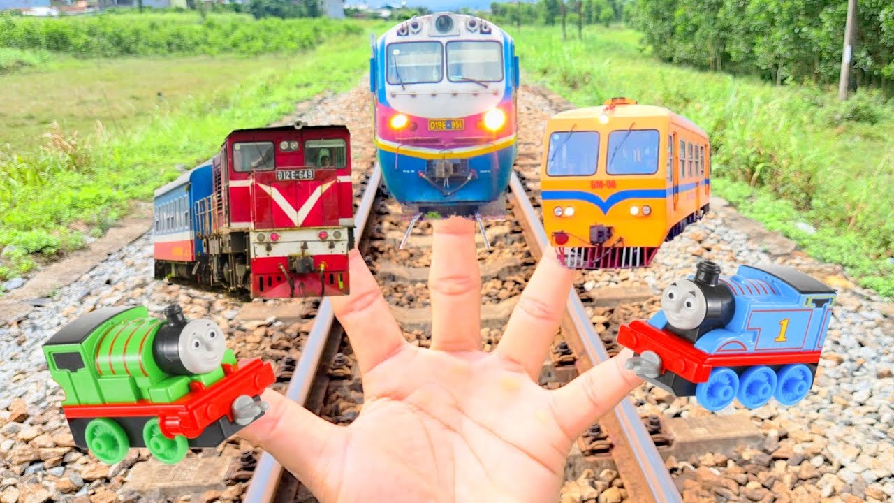 Amazing Train Finger Family Beautiful train Funny relaxing video - YouTube