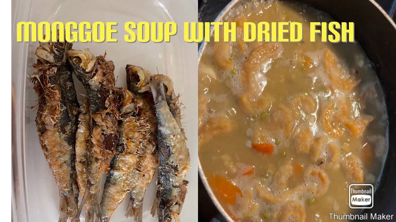 Monggoes soup with dried fish #short - YouTube