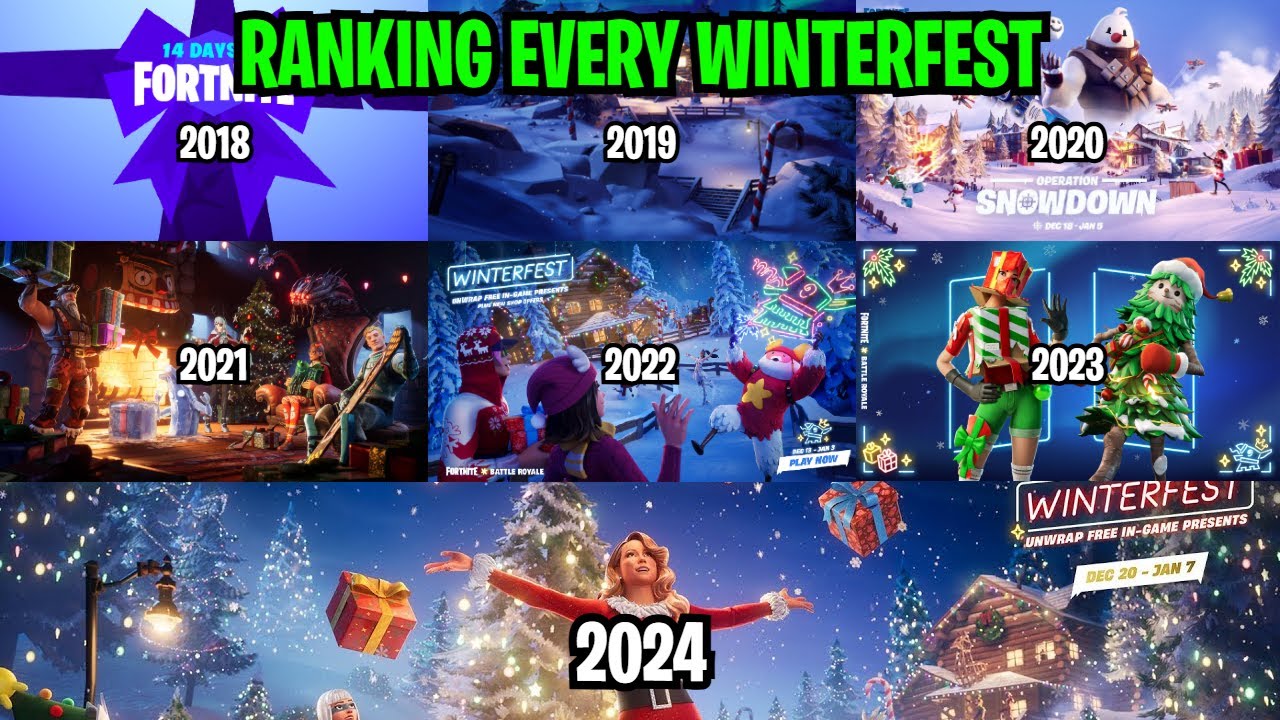 Ranking Every Winterfest Event in Fortnite! - YouTube