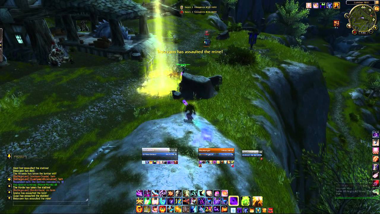 World of Warcraft - -Shadow Priest PvP - Arathi Basin Live Commentary ...