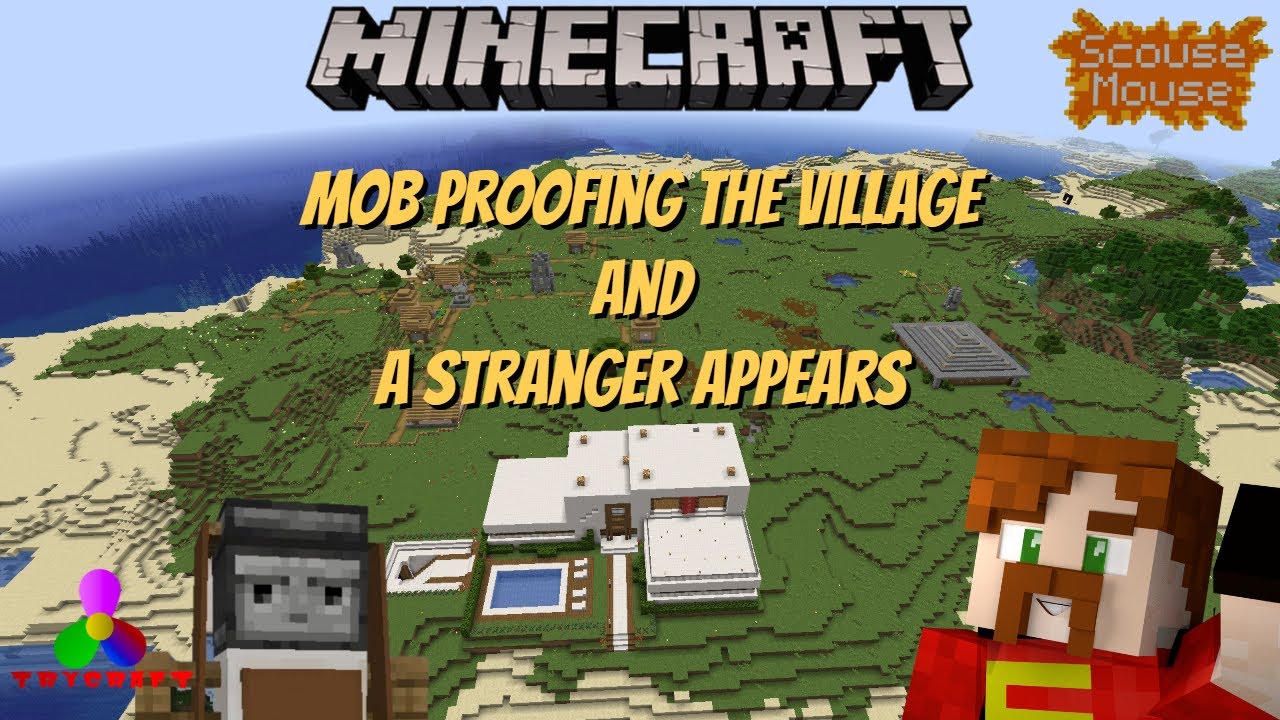 Mob proofing a village- Minecraft Trycraft Survival Multiplayer Server ...