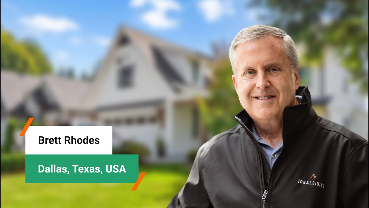 Brett Rhodes (Dallas, TX) - Ideal Siding® Franchise Testimonial - YouTube
