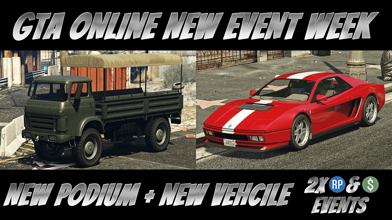 New This Week! GTA 5 ONLINE NEW EVENT WEEK | NEW Podium Vehicle & New ...