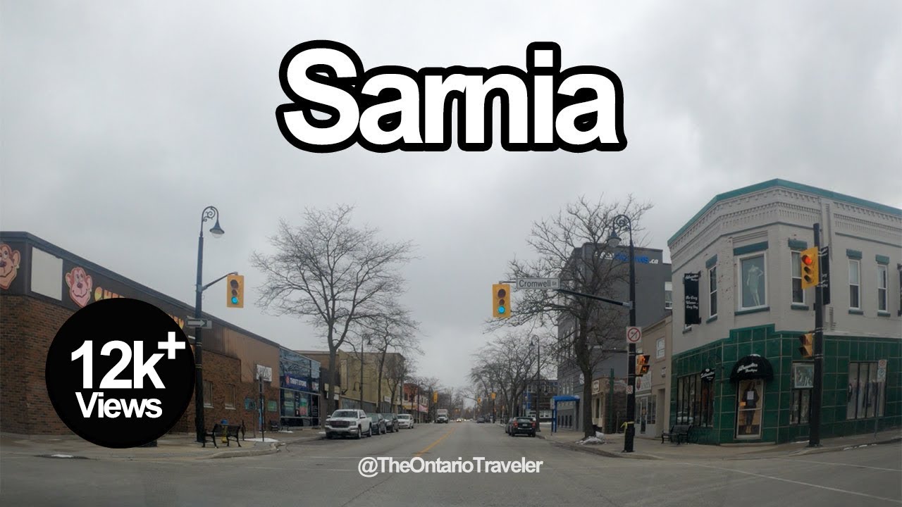 SARNIA ONTARIO CANADA DRIVING APRIL 2021 [4K] - YouTube