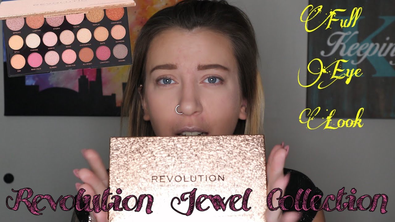 Revolution Jewel Collection - Deluxe Eyeshadow Palette | Full Eye Look ...