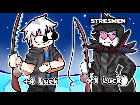 Aku Tantang @Stresmen Mancing Pakai Aurora + 4x Luck di Fisch Roblox!
