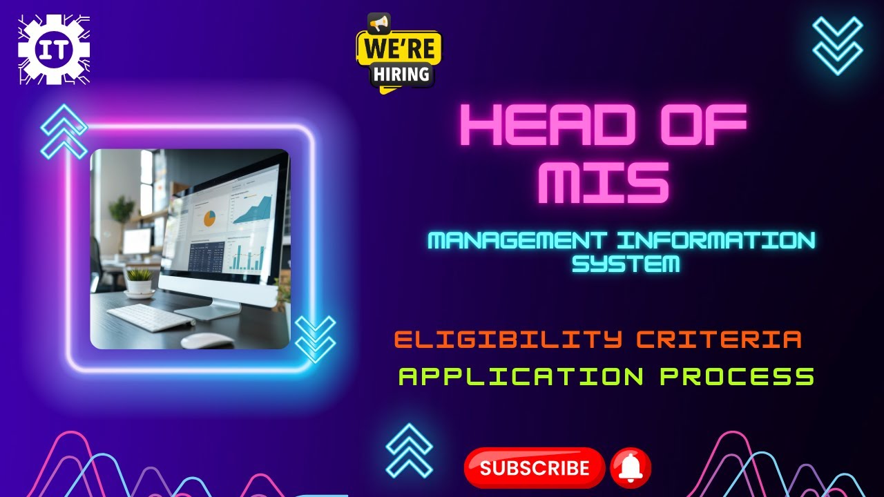 Job Opening Head of MIS Eligibility Criteria Application Process - YouTube