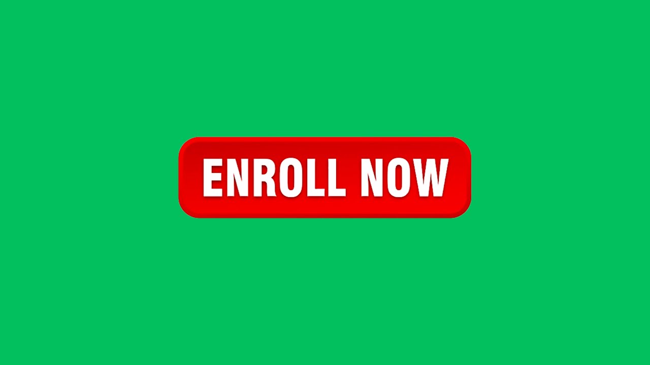 Enroll Now Green Screen Button Animation | 4K | Global Kreators - YouTube