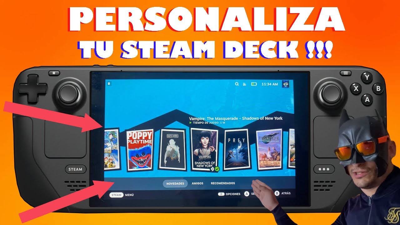 COMO Personalizar Tu STEAM DECK en pocos PASOS - YouTube