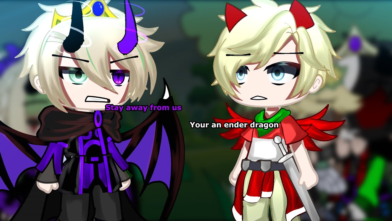 The ender dragon||DSMP/Mcyt||Ender au||gacha club - YouTube