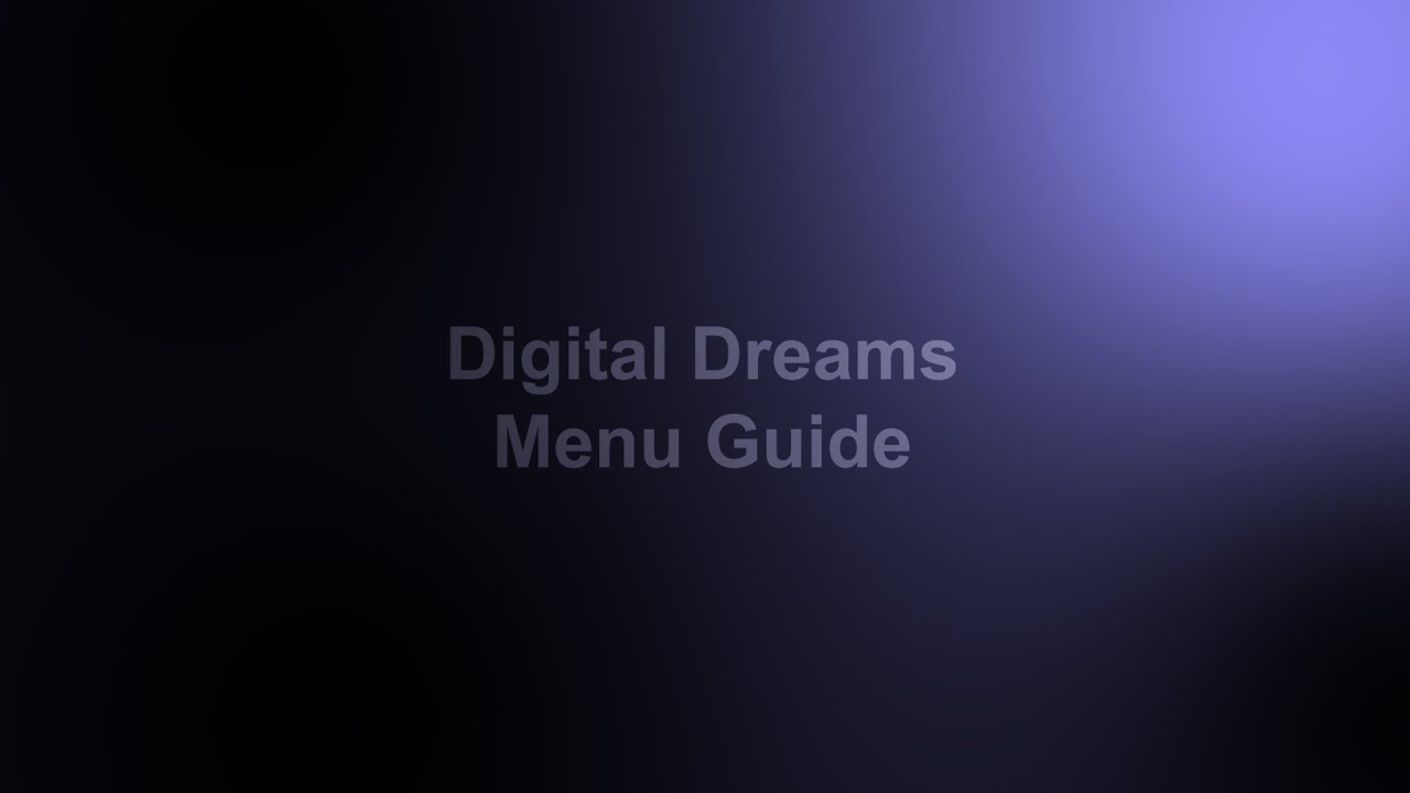 Menu Guide - YouTube