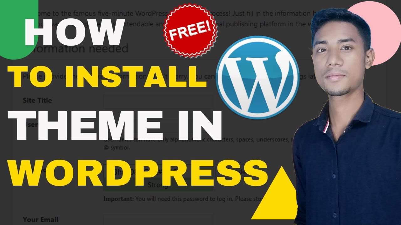 How To Install Theme In Wordpress Website Portfolio Website 01 YouTube How To Install Theme In Wordpress Website Portfolio Website 01 YouTube
