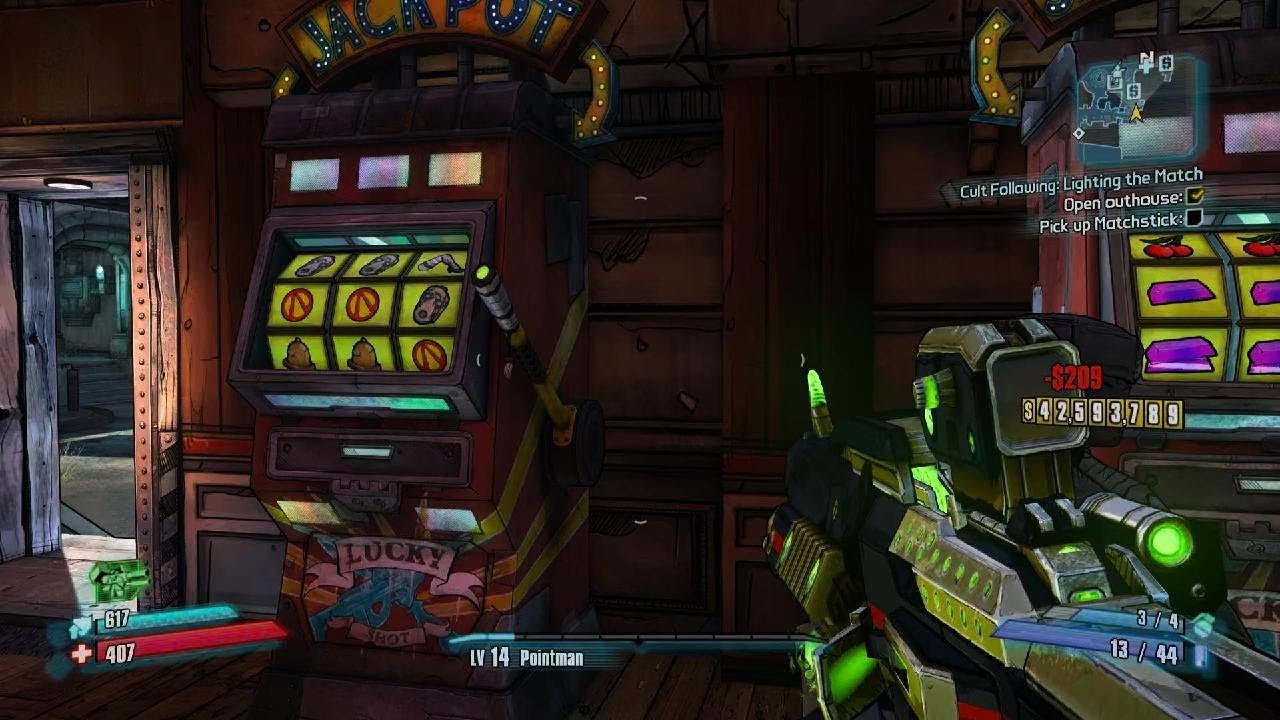 Borderlands 2 slot machine eridium jackpot - YouTube