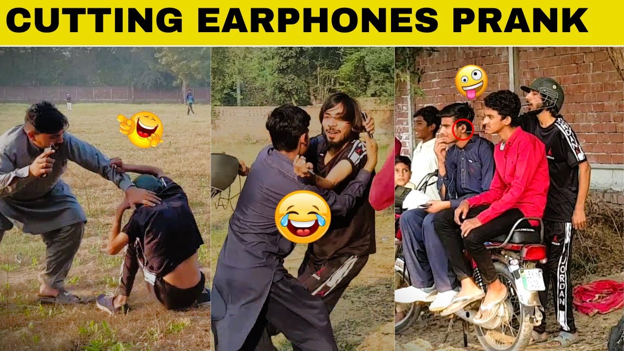 Cutting Earphones Prank 😨| Gone Angry 😡 | On Public Prank | Pranks In ...
