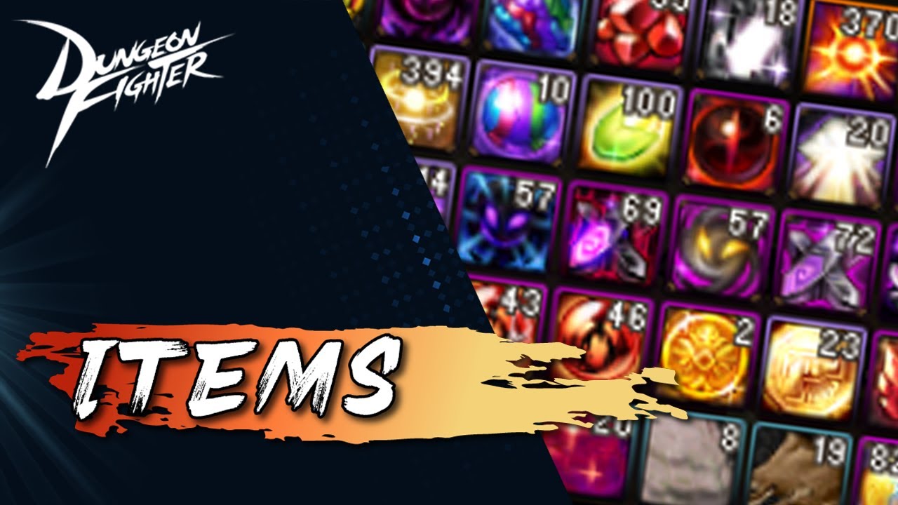 DFO Game Guide: 2. Items - YouTube