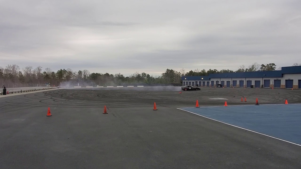 GTE C5 Corvette drift - YouTube