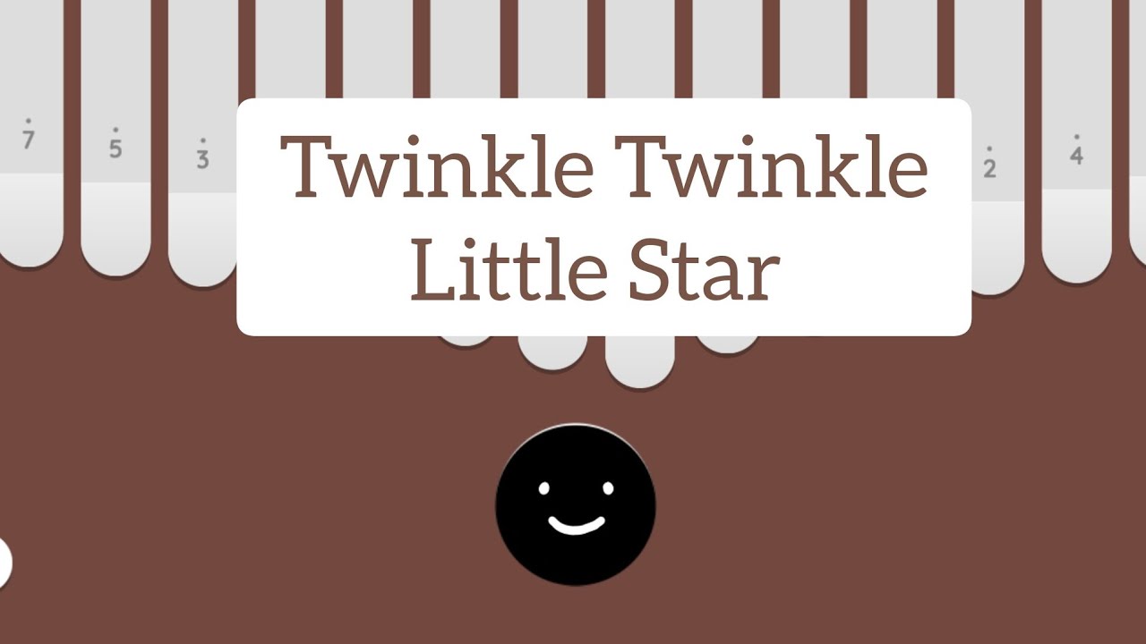 Kalimba Twinkle Twinkle Little Star || Easy Tabs Keylimba Apps - YouTube