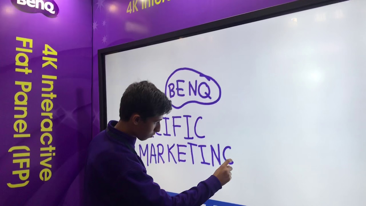 BenQ Interactive Flat Panel IFP - YouTube