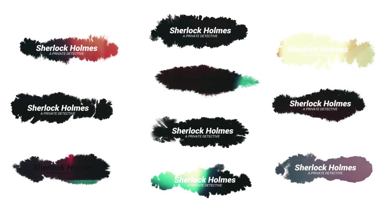 Ink Lower Thirds Toolkit | After Effects template - YouTube