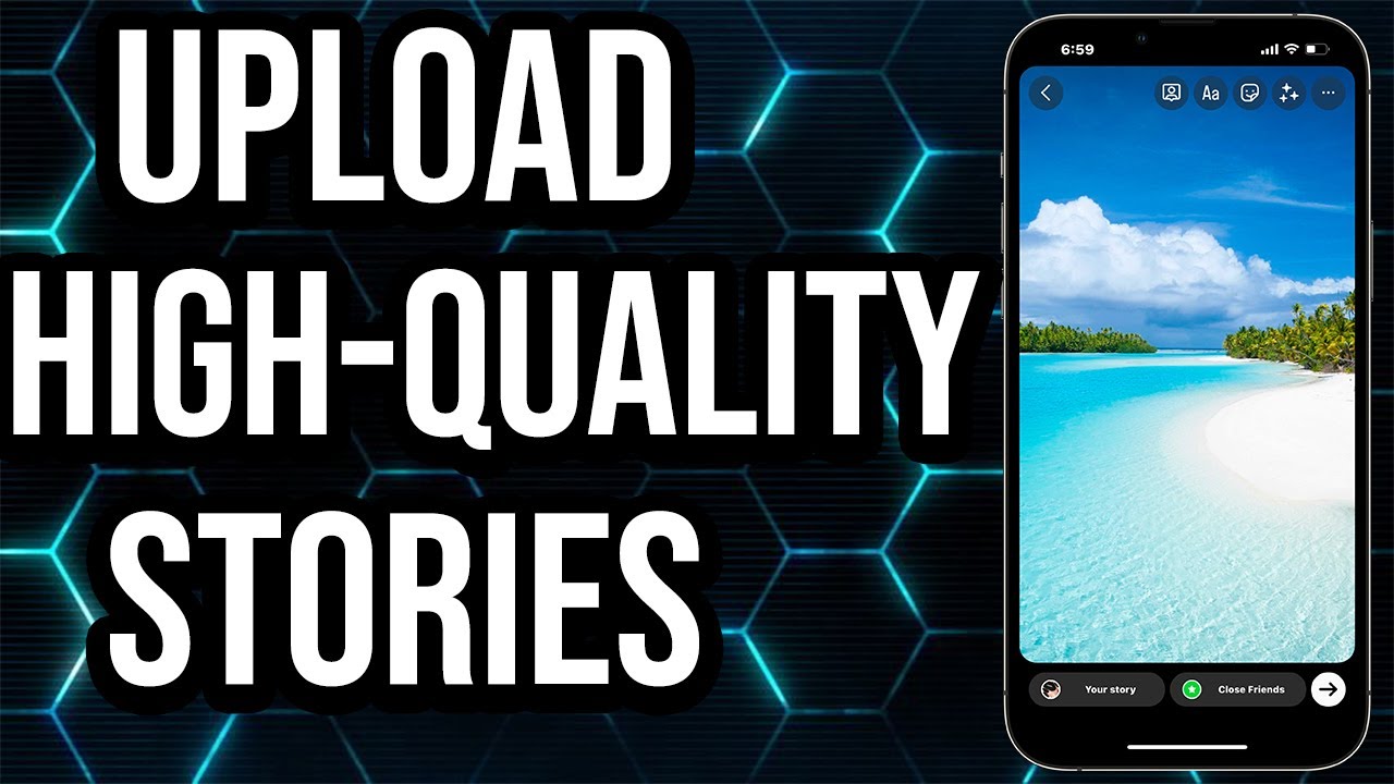 How To Upload High Quality Stories On Instagram - YouTube