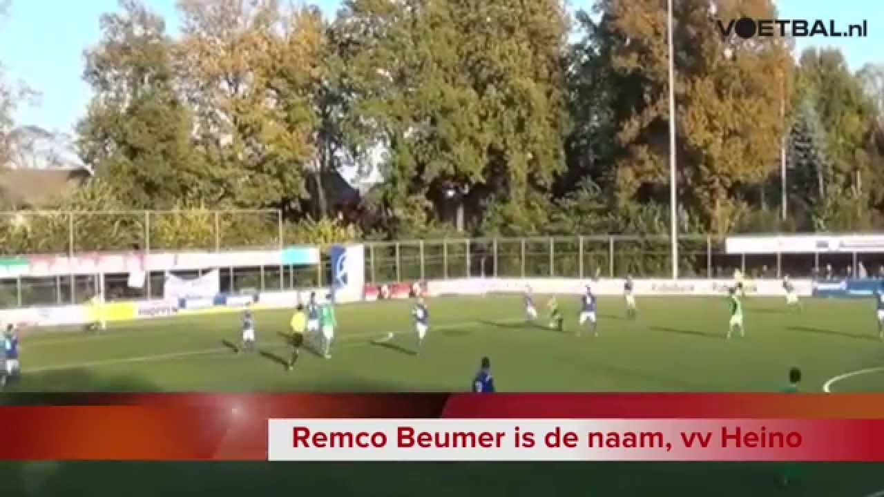 Remco Beumer van vv Heino maakt Moment van de Week - YouTube