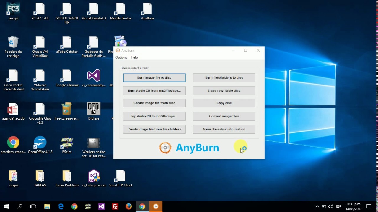 Instalacion programa Any Burn - YouTube
