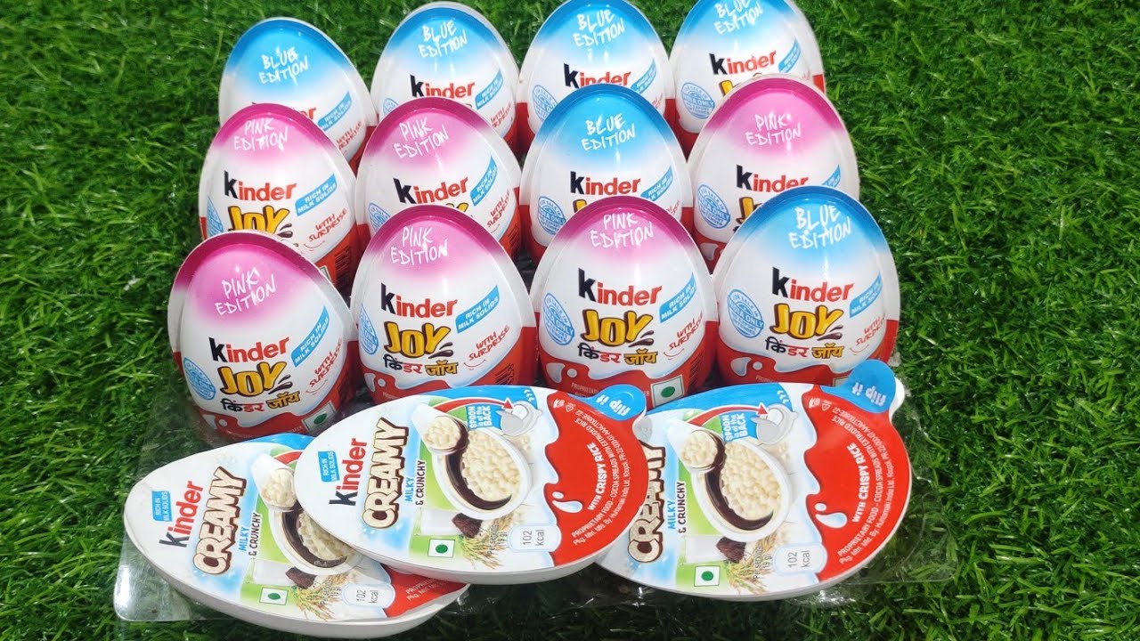 Lot's of kinder Joy, suprise toys, kinder Joy opening video, chocolates ...