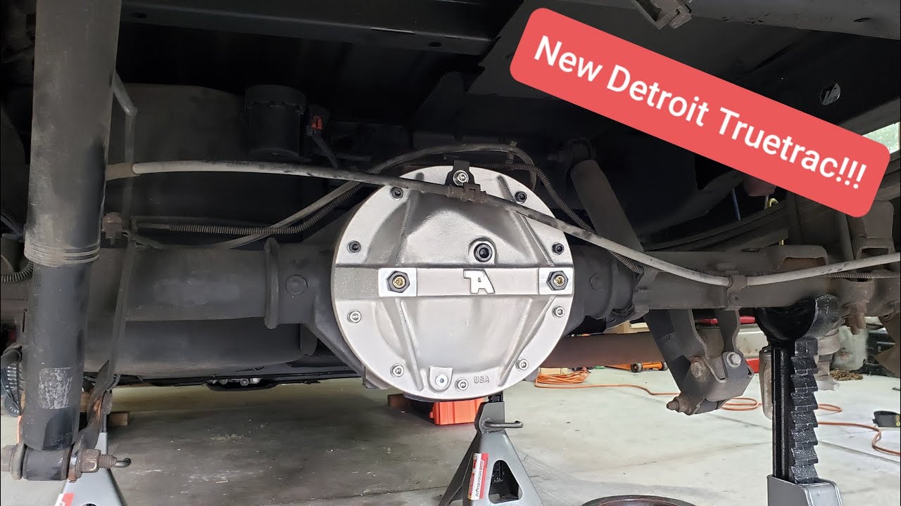 Installing A Detroit Truetrac & A New Diff Cover In The Silverado ...