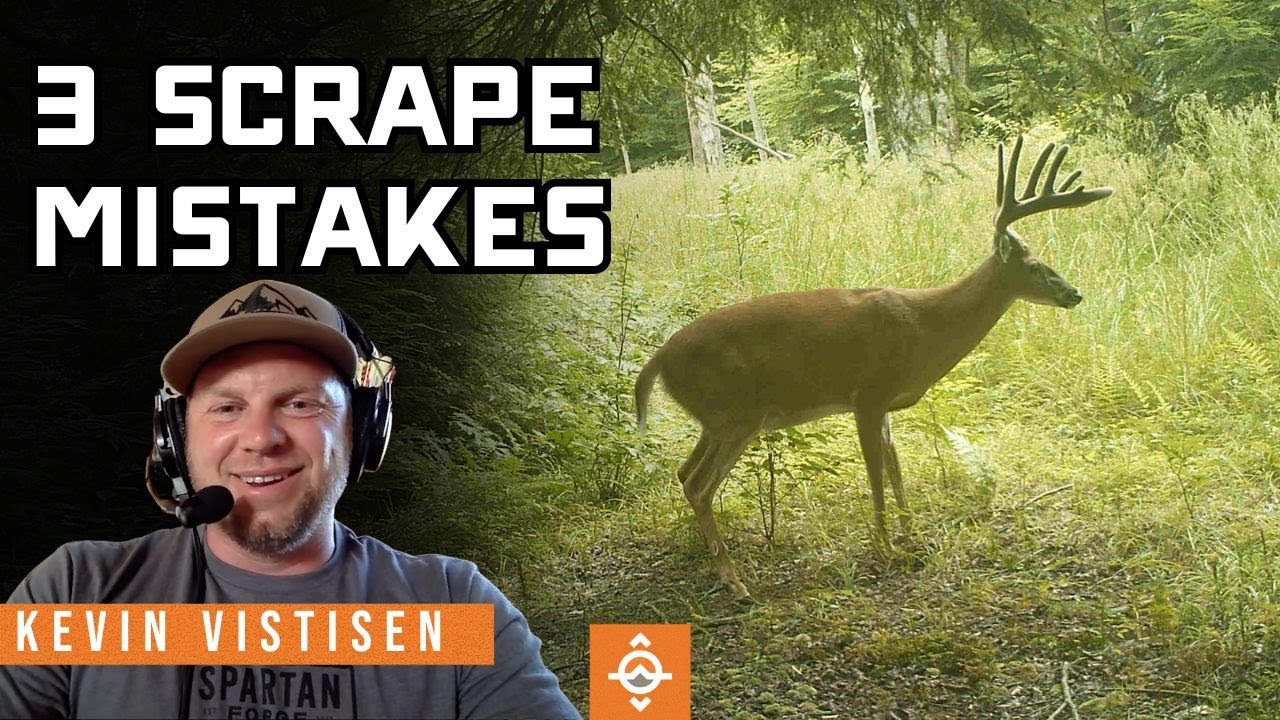 3 MISTAKES Deer Hunters Make Understanding Buck Scrapes - YouTube