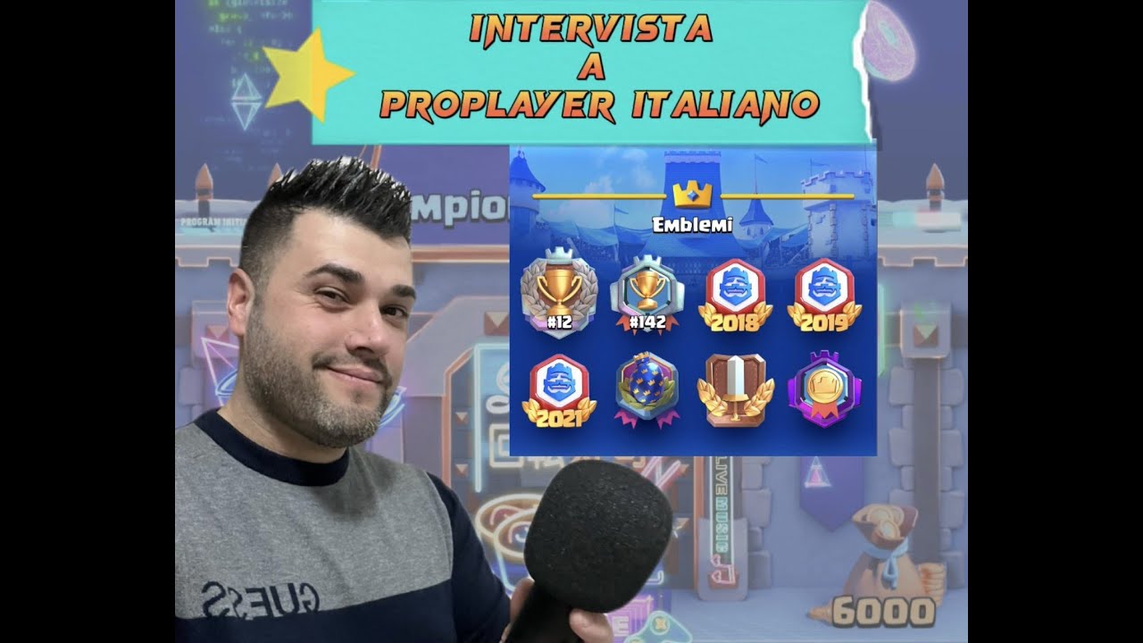 INTERVISTA A PRO PLAYER DI CLASH ROYALE - YouTube