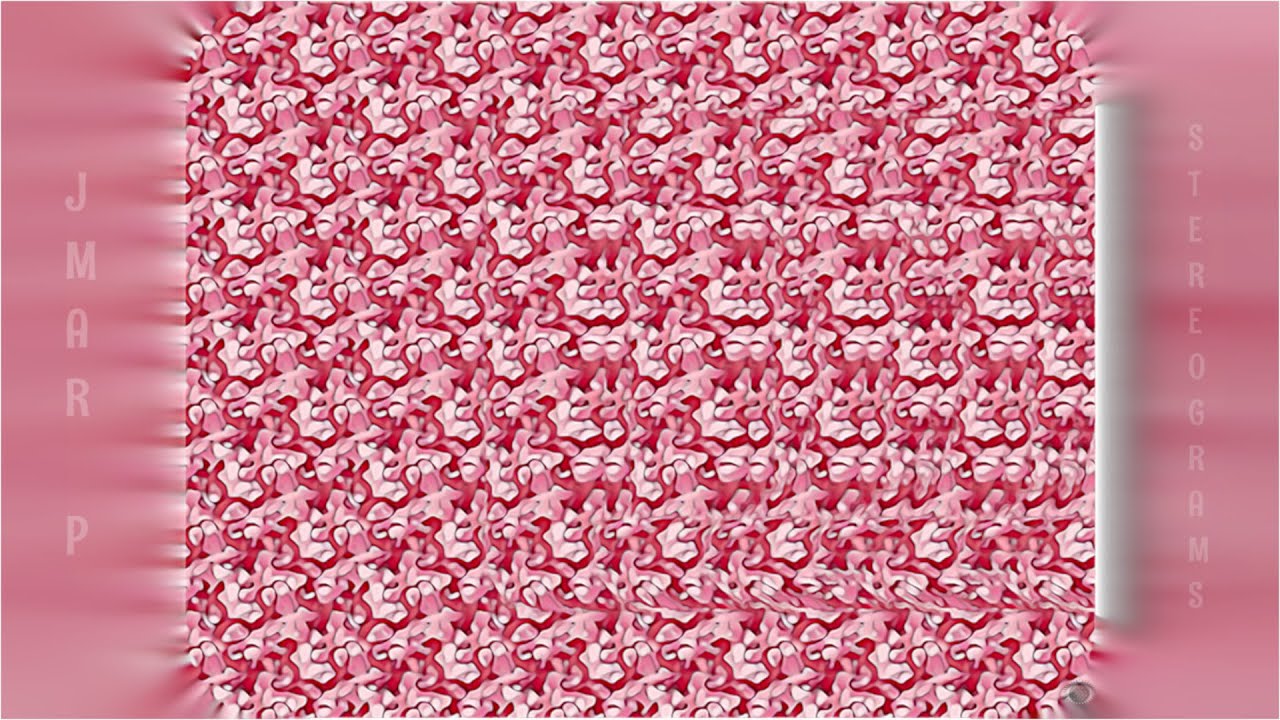 Basic Magic Eye Image, Perfect for Beginners - YouTube