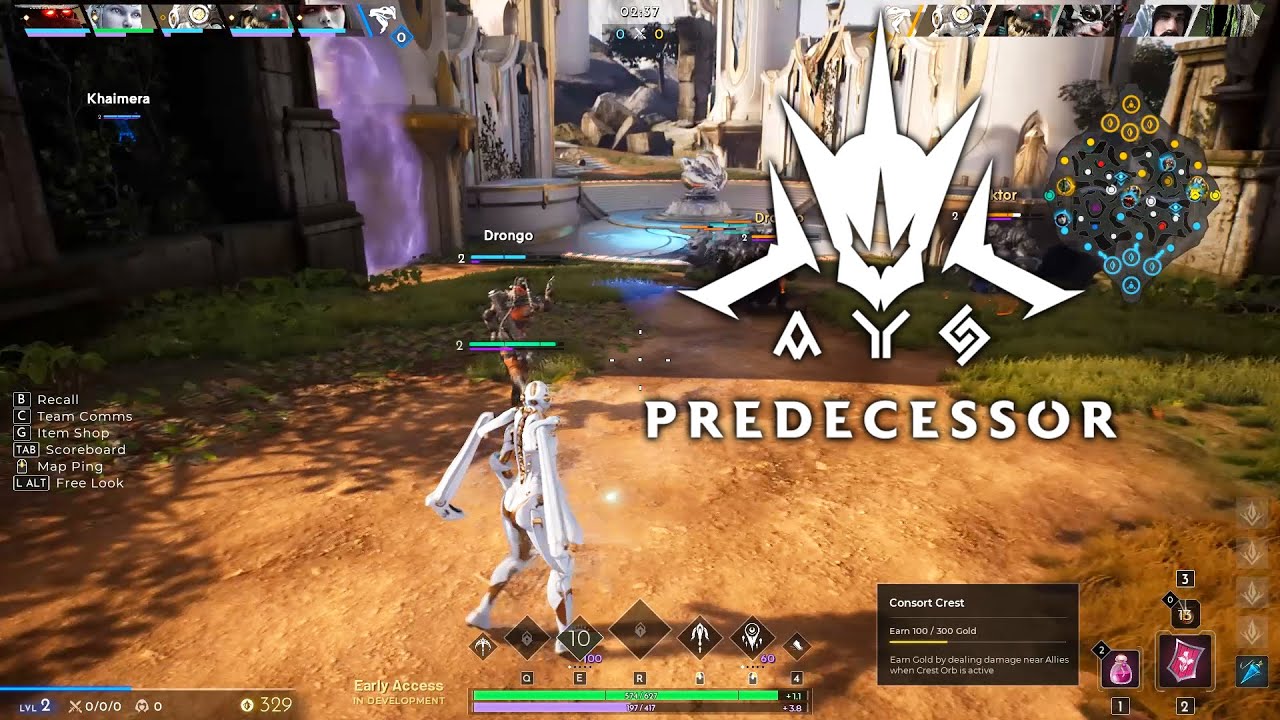 Predecessor - Muriel Supports Drongo - YouTube