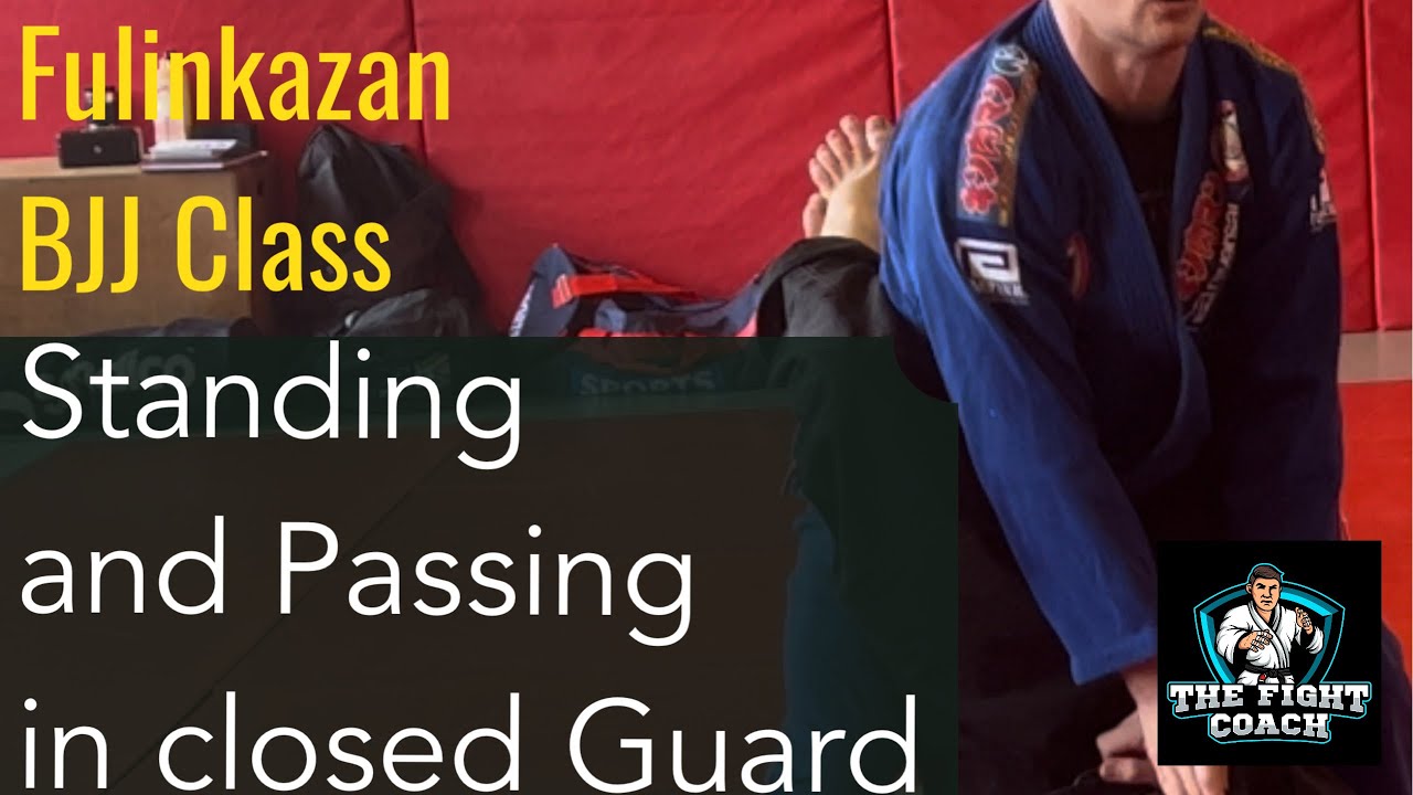 BJJ - Guard Top - Standing and Passing in closed Guard - YouTube