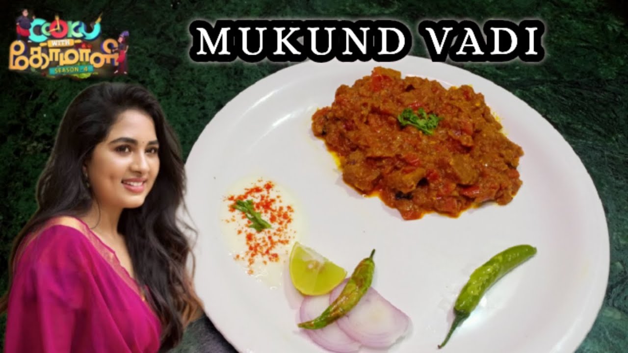 MUKUND VADI | Cook With Comali Season 4 Srushti Recipe | Cook With ...