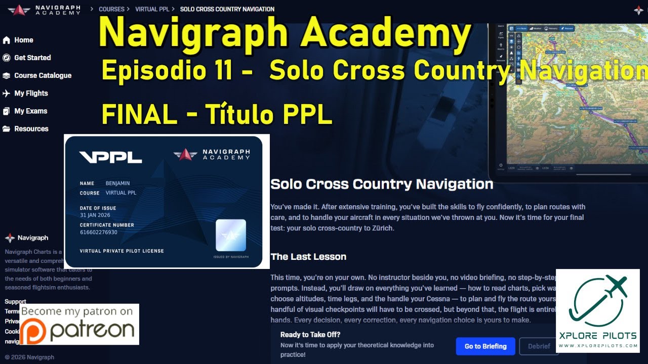 Varios | Navigraph Academy - Virtual PPL - Episodio 11 - Solo Cross ...