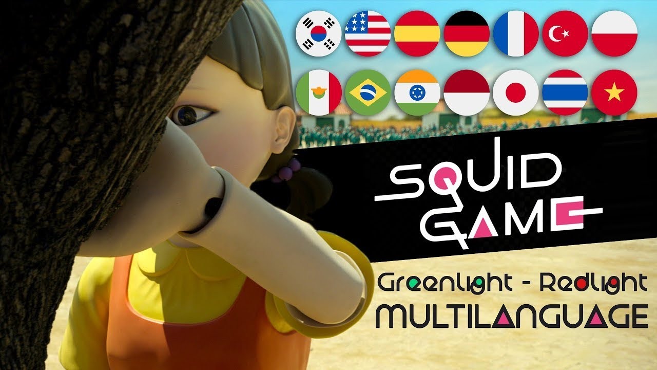 SQUID GAME "Green Light, Red Light" in different Languages - YouTube