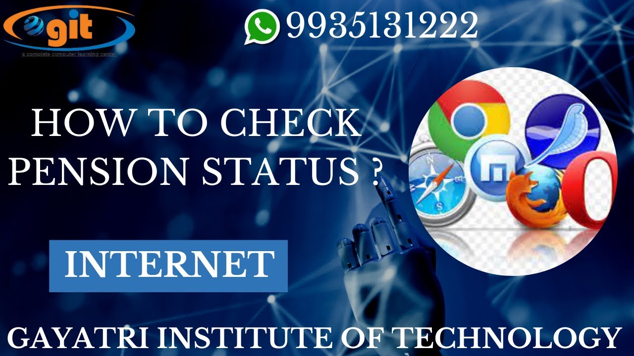 How to Check Pension Status | Internet | GIT education - YouTube