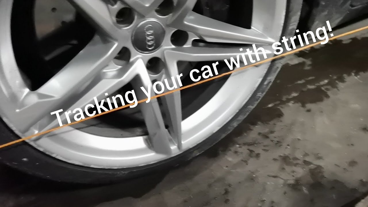 How to 4 Wheel Align your car with string! - YouTube