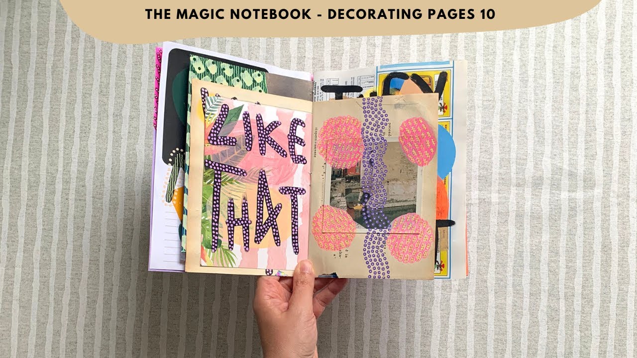 The Magic Notebook - Decorating Pages 10 - YouTube