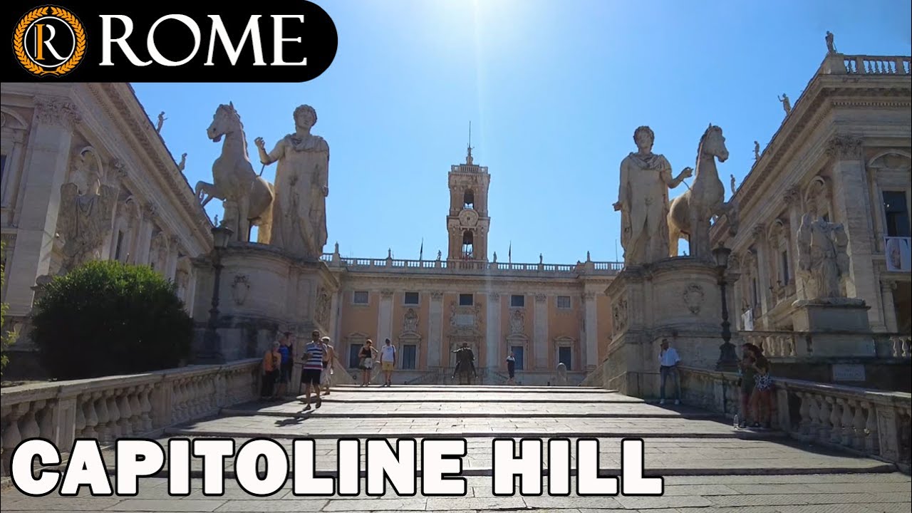 Rome guided tour Capitoline Hill [4K Ultra HD] - YouTube