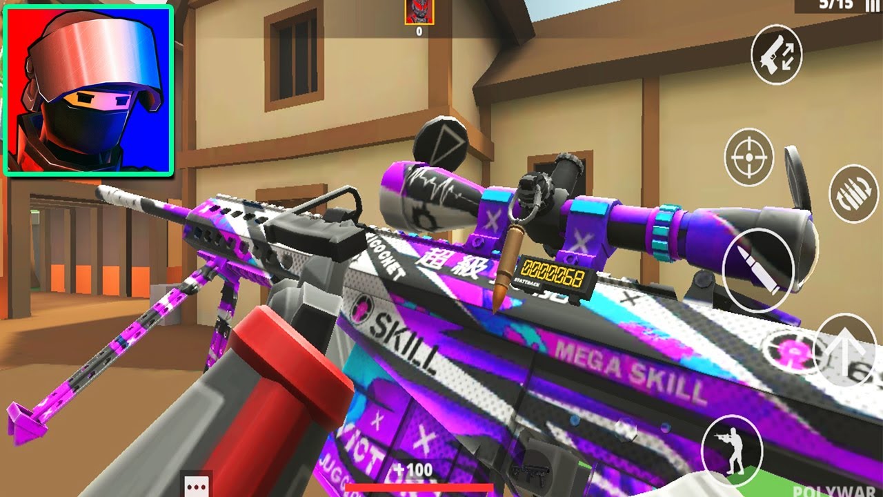 POLYWAR - BARRET in Headshot Secret Skin + StatTrack - YouTube