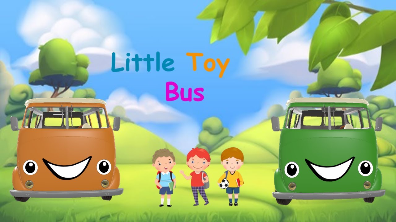 Little Bus Cartoon Toy Bus - YouTube