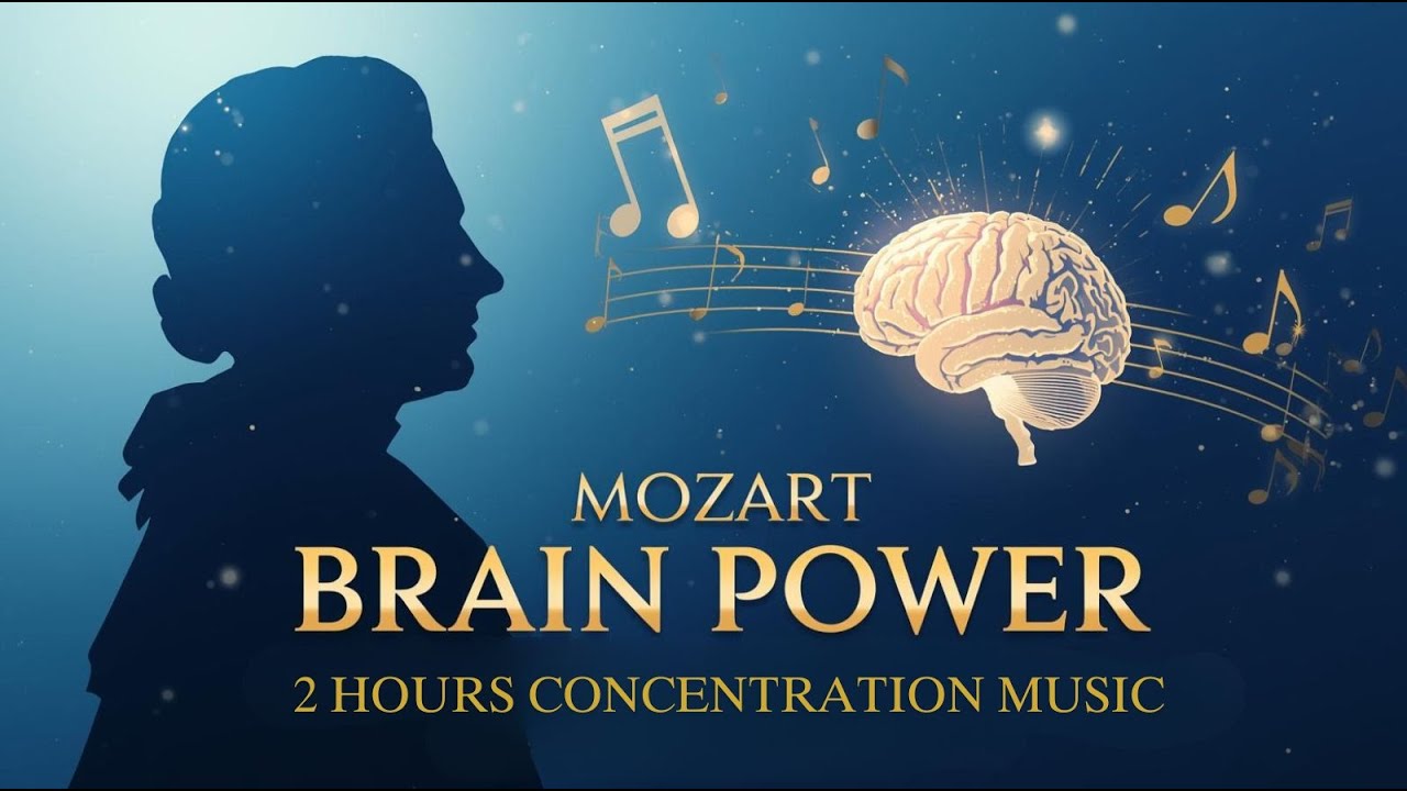 Mozart Brain Power | 2 Hours Concentration Music 🎶 - YouTube