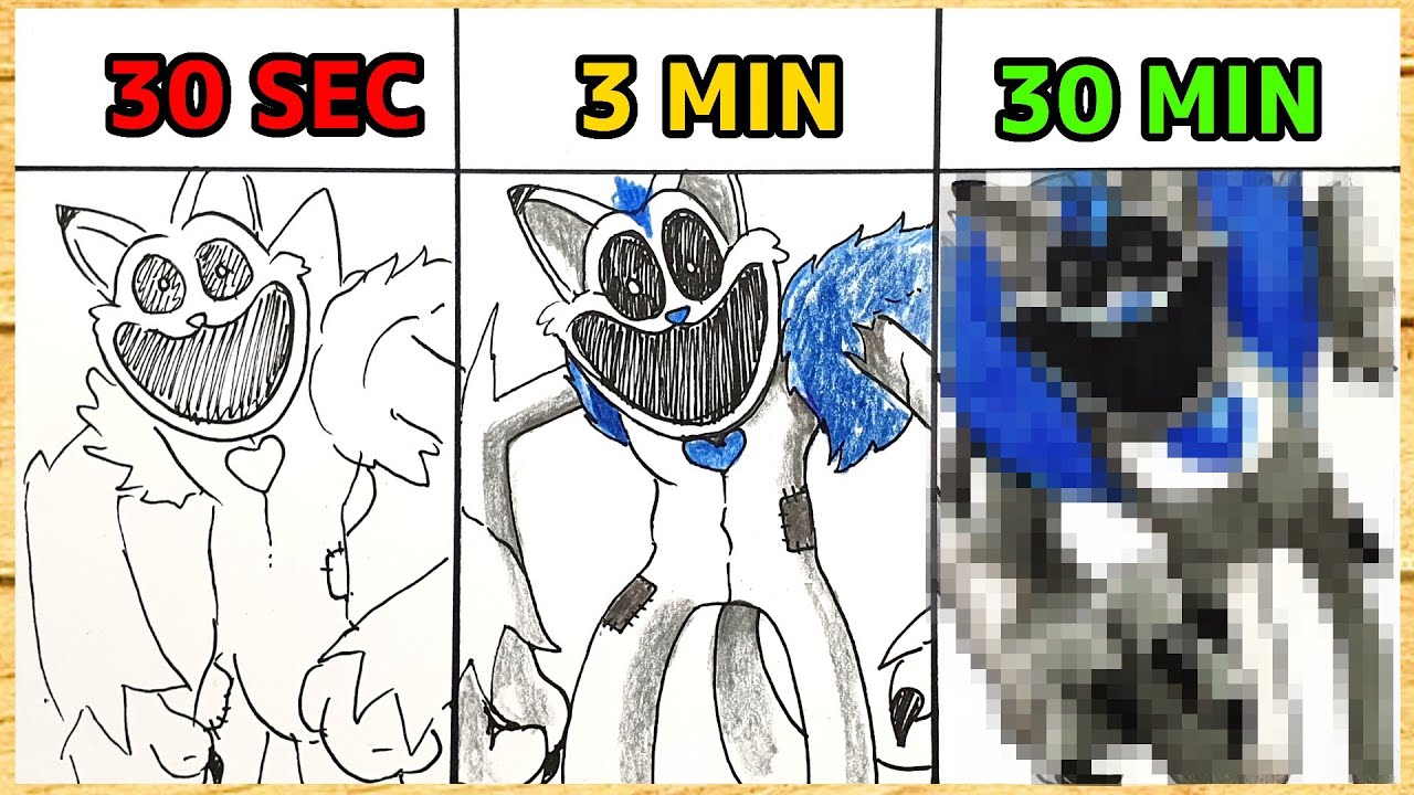 Drawing Frowny Fox in 30 Sec, 3 Min, 30 Min | Monsters Forgotten ...