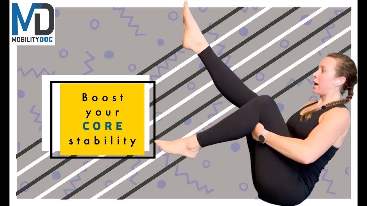 Boat Pose Kicks - YouTube