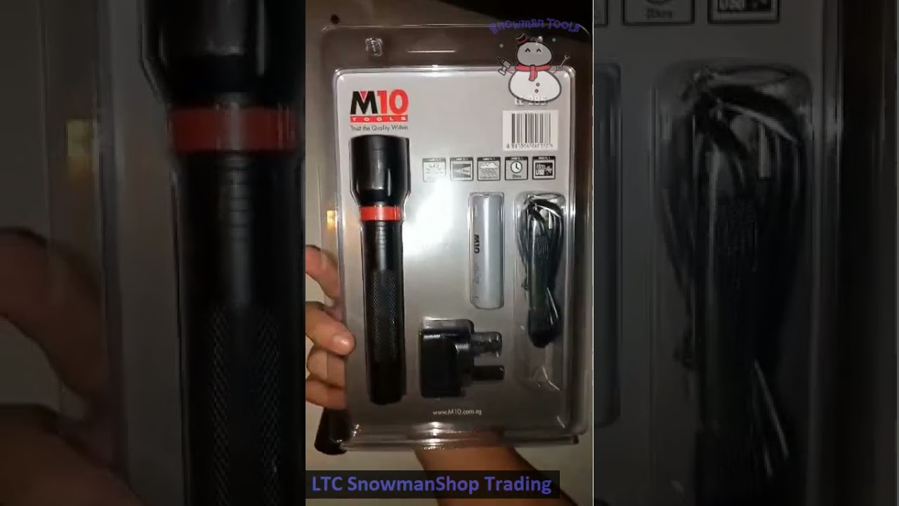 M10 Aluminium Rechargeable 5W LED Flashlight 600 lumens LE-285 recharge ...