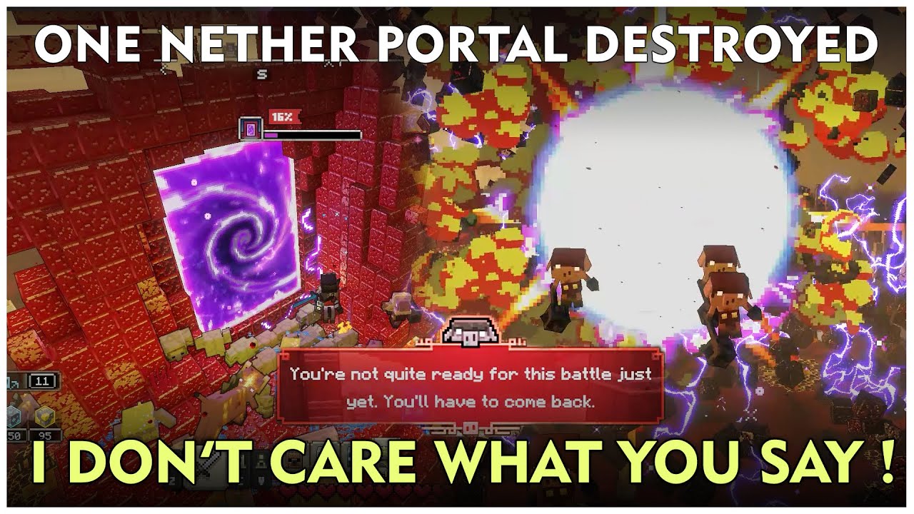 PIGLIN HORDE OUTPOST WAR !!! Minecraft Legends - YouTube