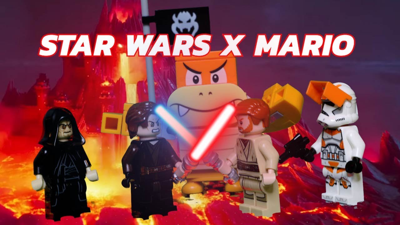 Star Wars x Mario | Stop motion Animation - YouTube
