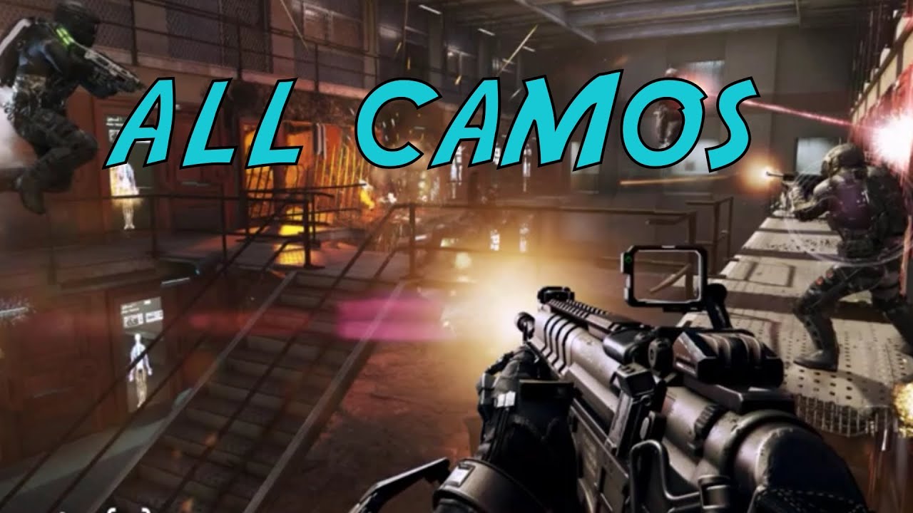 All Camos in Call of Duty Advanced Warfare! - YouTube
